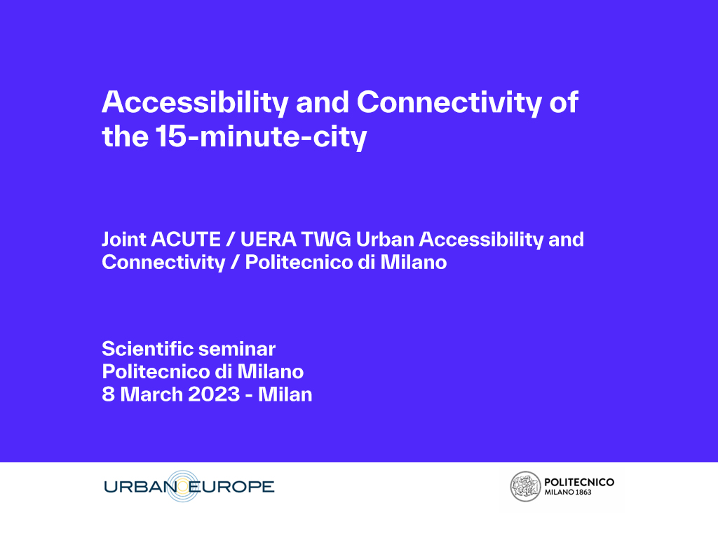 MIC-HUB at the seminar on Accessibility and Connectivity of the 15 ...
