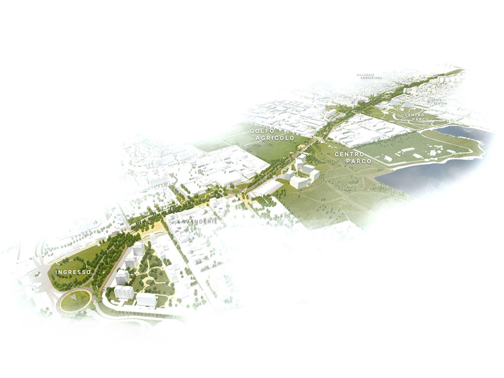 New Vision for Segrate, Milan: the Green Kilometre